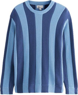 Next Rundhalspullover EDIT Gestreifter Regular Fit Rundhalspullover (1-tlg)