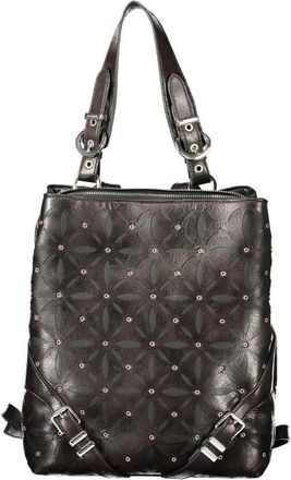 Desigual Mini Perforated Convertible Backpack - - Bags - Damen - Schwarzk - ONE SIZE