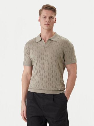 Karl Lagerfeld Poloshirt 655005 562301 Khakifarben Slim Fit