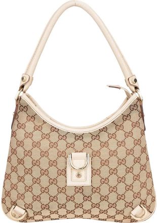 Gucci Crossbody Bags - Gucci GG Monogram Abbey Handbag - Gr. unisize - in Braun - f&uuml;r Damen