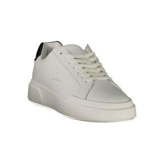 Calvin Klein Leather Low-Top Sneaker - White