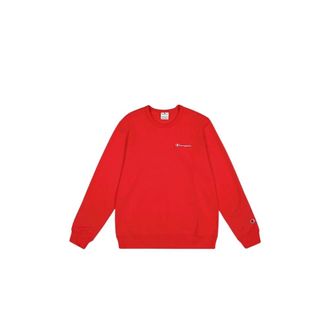 Champion Homme, Sweatshirts et sweats &agrave; capuche, Rouge, Taille: S Crewneck SweaT-shirt
