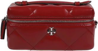 Tory Burch Tory Burch Crossbody Bags - Kira Diamond Quilt East-west Vanity Case Bag Red - Gr. unisize - in Rot - f&uuml;r Damen