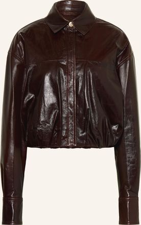 Sportmax Sportmax Lederjacke Liuti rot