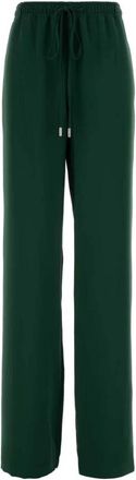 Ermanno Scervino Femme, Pantalons, Vert, Taille: 38 FR Wide Pantalons
