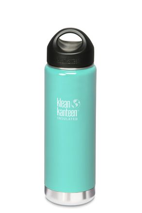 Klean Kanteen 8020084 Vakuumisolierte Trinkflasche Wide 592 ml, Edelstahl, türkis