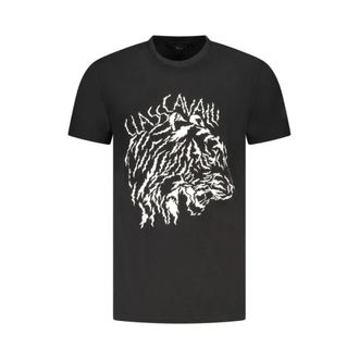 Cavalli Baumwoll-T-Shirt - - Tops - Herren - Schwarzk - L