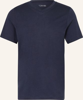 Schiesser Schlafshirt Mix+Relax blau