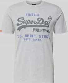Superdry Relaxed Fit T-Shirt mit Logo-Stitching Modell Heritage