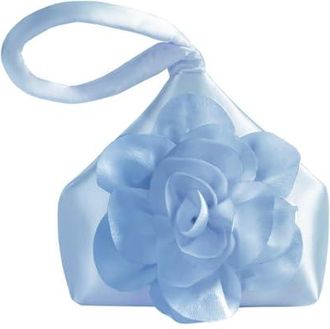 Babeyond Pochette &eacute;l&eacute;gante pour femme - Motif rose - Style ann&eacute;es 1920 - Pour f&ecirc;te costum&eacute;e, mariage et usage quotidien, bleu clair, Taille unique