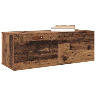 Generic Wandschrank, H&auml;ngeschrank mit viel Stauraum, Wandmontage Badschrank, Medizinschrank, Aufbewahrungsschrank f&uuml;r Wohnzimmer, Holzwerkstoff(Wei&szlig; (100 x 36