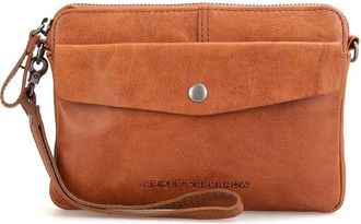 Spikes & Sparrow Leren Crossbodytas/Clutch - Idaho - Brandy Cognac