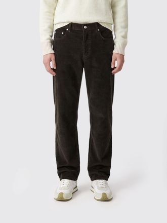 Loewe Pantalon chino &agrave; jambe droite en velours c&ocirc;tel&eacute;