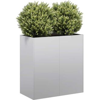 vidaXL Jardini&egrave;re 80x40x80 cm acier galvanis&eacute; vidaXL