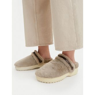 Crocs Hausschuhe Crocs Classic Unfurgettable Clog 211116 Beige