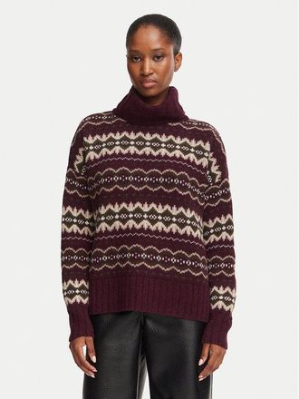 Barbour Rollkragenpullover Helen LKN1560RE97 Violett Oversize