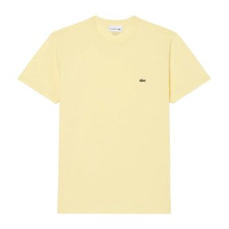 Lacoste Pima Baumwoll-T-Shirt - - Tops - Herren - Gelb - M