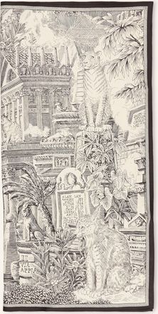 Inou&iuml; Editions Inoui Editions Seidentuch Piranesi schwarz