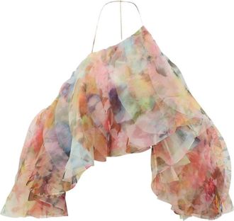 Zimmermann Femme, Blouses et Chemises, Multicolore, Taille: 38 FR Luna Fanned Camisole