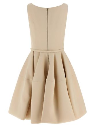 Fendi Womens Multicolor Wool Short Dress