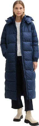 Tom Tailor Damen Puffer Wintermantel mit Abnehmbarer Kapuze, 10668 - Sky Captain Blue, XXL