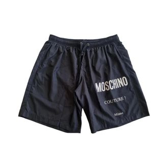 Moschino Homme, Maillots de bain, Noir, Taille: M Swim Short De Bain