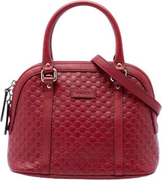 Gucci Pre-owned Vintage Satchel - - Pre-owned - Damen - Rot - ONE SIZE