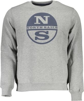 North Sails Homme, Sweatshirts et sweats &agrave; capuche, Gris, Taille: 3XL Pull en coton