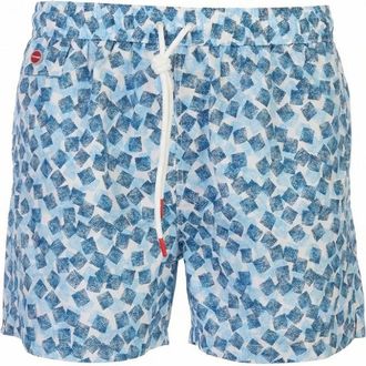 Kiton Homme, Maillots de bain, Bleu, Taille: 2XL Costume Mare