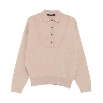 Jacquemus Damen, Strickwaren, Beige, SGröße