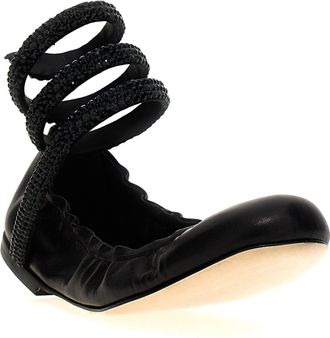 Rene Caovilla Cleo Ballet Flat - Black