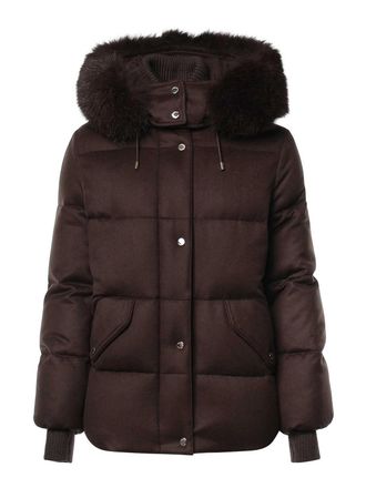 Moorer Blouson Rembourr&eacute; - Marron