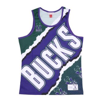 Mitchell & Ness Milwaukee Bucks Basketball Tank Top - - Sport - Herren - Mehrfarbig - XL