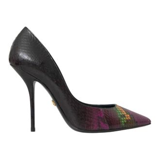 Dolce & Gabbana Exotische Leder High Heel Pumps - - Shoes - Damen - Schwarzk - 39 EU