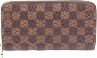 Louis Vuitton unisex, Pre-owned, Brun, Taille: ONE Size Portefeuille en toile Pre-owned