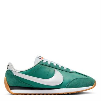 Nike Waffle Debut Sneaker f&uuml;r Damen, Wildleder, Keilabsatz (Immergr&uuml;n)