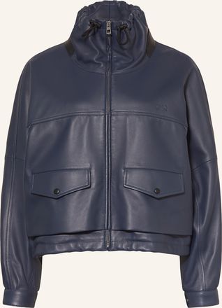 Loewe Lederjacke blau