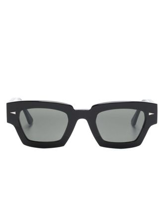 Ahlem lunettes de soleil Villette &agrave; monture carr&eacute;e - Noir