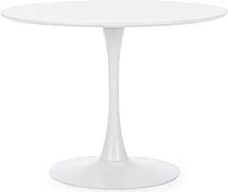 Hellin Hellin - Table de salle &agrave; manger Table Bloom Blanche D100