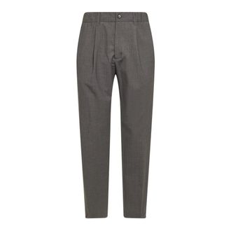 Herno Homme, Pantalons, Brun, Taille: S Pantalon en Laine Bi-Stretch