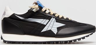 Golden Goose Baskets Homme Running Marathon Cuir Noir