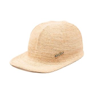Borsalino Homme, Accessoires, Beige, Taille: 57 CM Timothee Rafia Baseball Cap