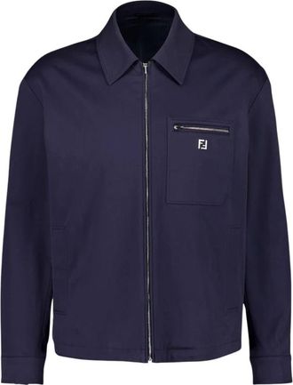 Fendi Herren, Jacken, Blau, XLGr&ouml;&szlig;e