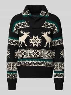 Polo Ralph Lauren Strickpullover aus Woll-Mix