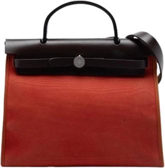 Herm&egrave;s Pre-owned Herbag Zip 31 - Femme - Pre-owned - Orange - Taille: ONE Size