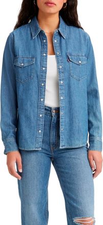Levi's Damen Iconic Western Hemd,Going Steady 5,XXS