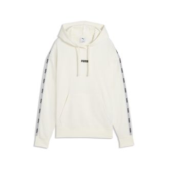 Puma Hoodie &agrave; bande Femme, V&ecirc;tements, Blanc, XL