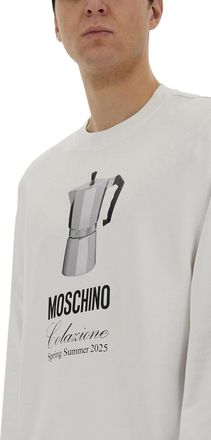 Moschino Cotton Sweatshirt - White