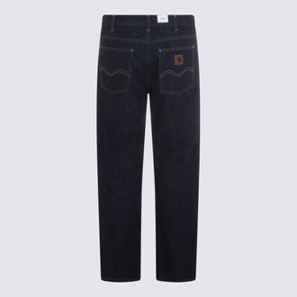 Carhartt Work in Progress Mens Jeans Blue Rinsed