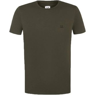 C.P. Company Black Coffee Goggle Hood Jersey Tee - - Tops - Herren - Gr&uuml;n - XL
